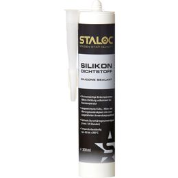 Silikon-Dichtstoff ölbeständig schwarz Qualitäts-Silikon für den Maschinenbau 300 ml Kartusche - STALOC