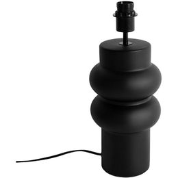 Qazqa - Design-Tischlampe aus schwarzer Keramik 17 cm ohne Schirm - Alisia - Schwarz