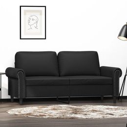 2-Sitzer-Sofa Schwarz 140 cm Kunstleder vidaXL106592