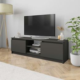 Bonnevie - TV-Schrank Grau 120×30×35,5 cm Holzwerkstoff vidaXL427760