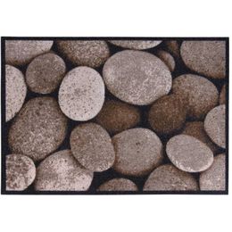 Fußmatte Rinaldo stones taupe, 50 x 70 cm Fußmatte