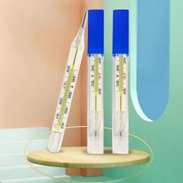 Riceel - 3-teiliges medizinisches Quecksilberglas-Thermometer zur Messung der Körpertemperatur von Erwachsenen und Babys