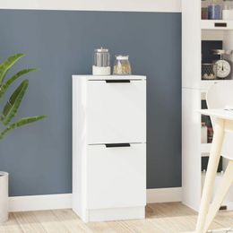 Bonnevie - Sideboard,Küchenschrank,Kommode,Beistellschrank Weiß 30x30x70 cm Holzwerkstoff CEIN865239