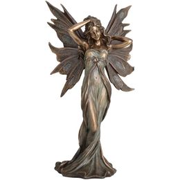 Signes Grimalt - Figure Fairy Hand Head Bronze Gold mythologische Figur - 25x13x10 cm - Dorado