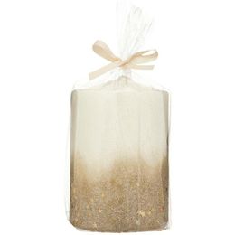 Kerze Glitter Farbverlauf 10x15cm gold - Feeric lights & christmas