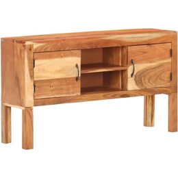 Sideboard, Kommode, Küchenschrank, Beistellschrank, Anrichte für Wohnzimmer 116x30x66 cm Akazie Massivholz LLLA598115 MAISONCHIC