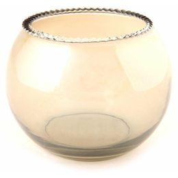 Home Styling - Teelichthalter Glas Leuchter ∅ 10 cm, h. 13 cm