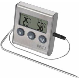 EMOS Küchentimer mit Grillthermometer, Kochthermometer, Fleischthermometer + Sonde 1,4 m, E2157