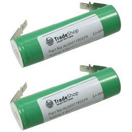 TRADESHOP 2x Trade-shop Li-Ion Akku 3,6V / 2200mAh kompatibel mit Black & Decker KC460 KC460LN KC360LN PP360LN-QW AS36LN KC460LN-QW BDCS36G GSL200