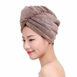 Northix - Handtuch, Turban - Braun