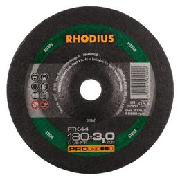 RHODIUS FTK44, 25 Stück, 180 x 3,0 mm, Trennscheibe
