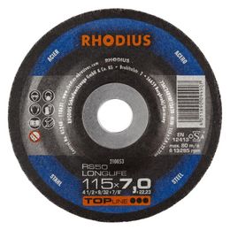 RHODIUS RS50 LONGLIFE, 25 Stück, 115 x 7,0 mm, Schruppscheibe