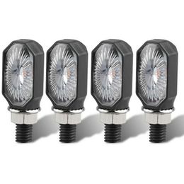 Set mit 4 12 v Mini-LED-Motorrad-Blinkern für Motorrad-Roller Hasaki