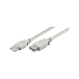 USB-Verlängerung usb 2.0 a-a 5m Grau (68717) - goobay