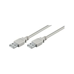 goobay USB-Kabel Anschl. AA St/St 5.0m grau (93377)