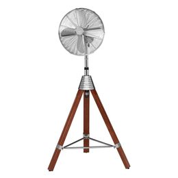 Stand Ventilator Klima Raum alu Kühler Haushalt verstellbar Windmaschine Holz Stativ AEG vl 5688 s