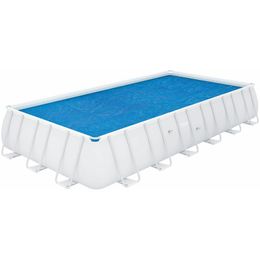 Bestway Flowclear™ PE-Solarabdeckplane 703 x 336 cm, blau, eckig - Blau