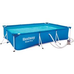 Aufstellpool- Set Bestway Deluxe Splash Frame Pool 300x201x66 cm Kartuschenfilter 1.249 l/h