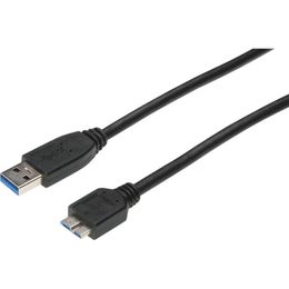 USB-Kabel usb 3.2 Gen1 (usb 3.0 / usb 3.1 Gen1) usb-a Stecker, USB-Micro-B 3.0 Stecker 0.50 - Digitus