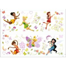 Fairies - Wandstickers - mehrfarbig - 23,8x22,3 cm - Mehrfarbig - Disney