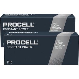 Duracell - Procell Constant Alkaline LR20 Mono d Batterie mn 1300 1,5V 20 Stk. (Box)