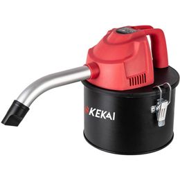 Aschesauger Kompakt 4 Liter Kekai Adriano 600W HEPA-Filter Waschbar und Aluminium-Rohrbogen