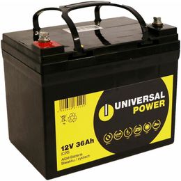 Universal Power - 12-36 12V 36Ah agm Rasenmäher Akku