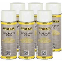 6x BREHMA Imprägnierspray transparent Zelte Markisen Schuhe Pavillon