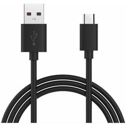 Micro-USB-zu-USB-2.0-Kabel zum Aufladen und Synchronisieren – Schwarz