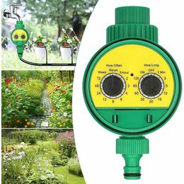 Automatischer Bewässerungs-Timer, Schlauch-Wasserhahn-Bewässerungs-Timer, LCD-Sprinkler-Bewässerungssystem-Controller für Rasen, Garten, Gewächshaus,