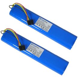 TRADESHOP 2x Trade-shop Premium Ni-MH Akku 12V 3000mAh für Neato BotVac 945-0123 945-0177 945-0179 D7500 D8000 D8500