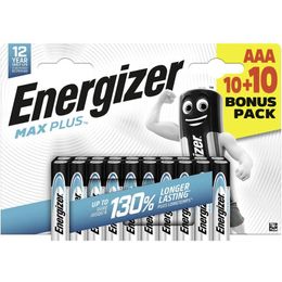 Energizer - Max Plus Micro (AAA)-Batterie Alkali-Mangan 1.5 v 20 St.