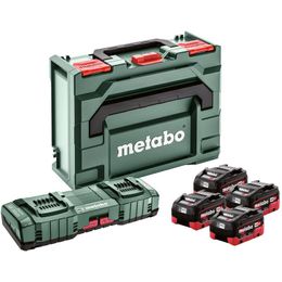 Metabo Basis-Set 4x LiHD 5.5Ah ASC 145 DUO + MetaboX 145 (685180000)