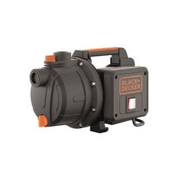 Black & Decker BLACK+DECKER BXGP600PE Selbstansaugende Pumpe für Klarwasser (600 W, max. Förderleistung 3100 l/h, max. Förderhöhe 35 m)