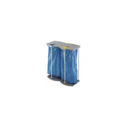 Hailo - 505376 Müllsackständer mit 250 blauen Wertstoffsäcken