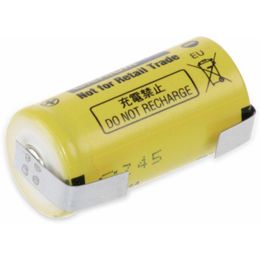 Lithium-Batterie br 2/3A, mit U-Lötfahne, 3 v-, 1200 mAh - Panasonic