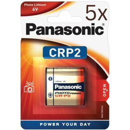 Panasonic - 5x CR-P2 6V 1400mAh Photo Batterie Lithium