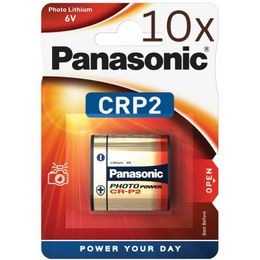 Panasonic - 10x CR-P2 6V 1400mAh Photo Batterie Lithium