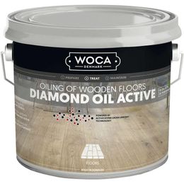 Diamant Aktiv Öl Holzbodenöl Pflegeöl (für alle Holzarten) weiß 2,5 Liter - Woca
