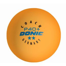 Donic - Tischtennisbälle Coach P40+ - 120 Stück orange im Karton