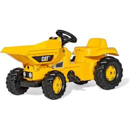 Cat Dumper Traktor Trettraktor mit Kippschüssel und Verriegelung gelb - Rolly Toys