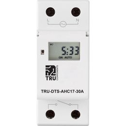 TRU-DTS-AHC17-30A Betriebsspannung: 230 v/ac 1 Wechsler 30 a 250 v/ac Wochenprogramm - TRU Components