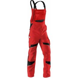 KÜBLER WORKWEAR Kübler Activiq Latzhose mittelrot/schwarz Gr. 30 - Rot