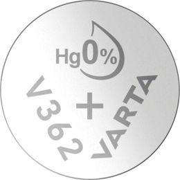 Knopfzelle 362 1.55 v 1 St. 21 mAh Silberoxid silver Coin V362/SR58 Bli 1 - Varta