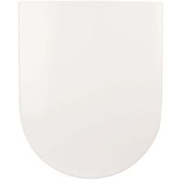 Villeroy & Boch 9M68S101 Sitz WC-Brille aus Duroplast-Kunststoff Soft-Close-Absenkautomatik i Take-Off i Edelstahl-Scharnier Klodeckel, Subway 2.0 - Villeroy&boch