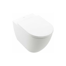 Villeroy & Boch Subway 3.0 Tiefspül-WC, bodenstehend, spülrandlos, TwistFlush, 370x600 mm, 4671T0, Farbe: weiß-alpin - 4671T001 - Villeroy&boch