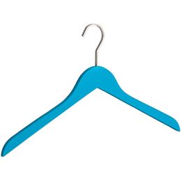 Kleider Bügel paris Petrol Hosen Wäsche Hemden Form Garderoben Schrank - blau - Wenko