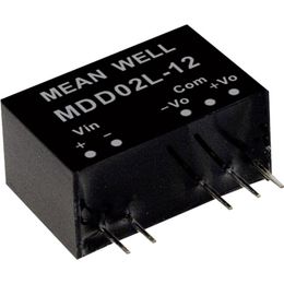 MDD02M-09 DC/DC-Wandlermodul 111 mA 2 w Anzahl Ausgänge: 2 x Inhalt 1 St. - Mean Well
