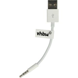 vhbw - 2in1 Datenkabel Ladekabel usb kompatibel mit MP3 Player Apple iPod Shuffle 2G, 3G