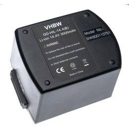 vhbw - Akku kompatibel mit Hilti sfh 14-A, rc 4/36-DAB Elektro Werkzeug (3000mAh, 14.4V, Li-Ion)